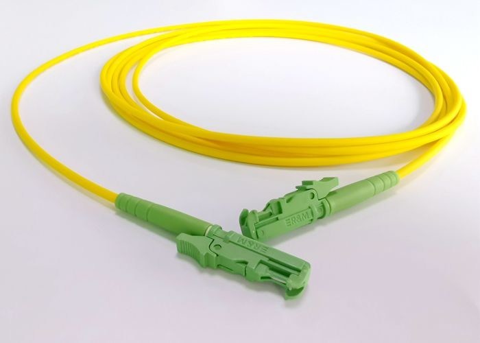 E2000 Single Core Single Mode Fiber Cable , Sc Lc Patch Cable