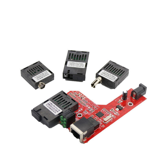 ISO9001 1.25G Bidi SC ST SFP 1x9 Fiber Optic Transceiver